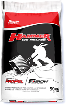 HAMMER® Ice Melter - Bio-based Patented Sugar Beet Ice Melt | Ossian Inc.